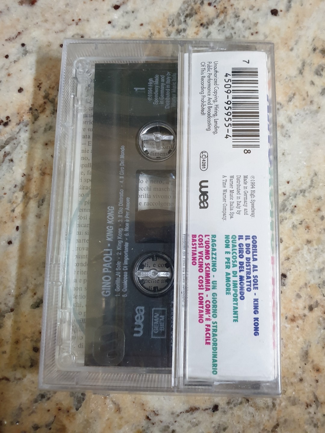 Gino Paoli King Kong Mc K7 New Scellé | eBay