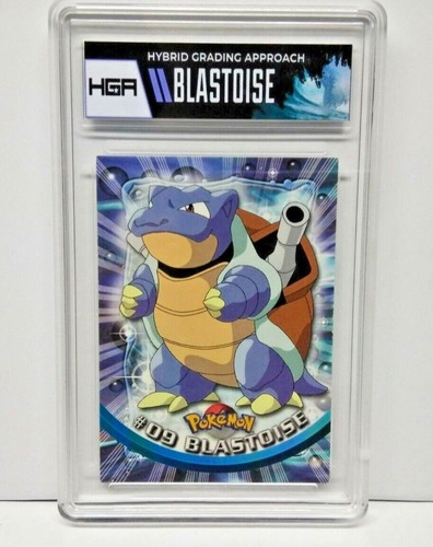 Blastoise Topps NON-Foil Pokemon Card #9 TV Animation Series 1 BLUE ...