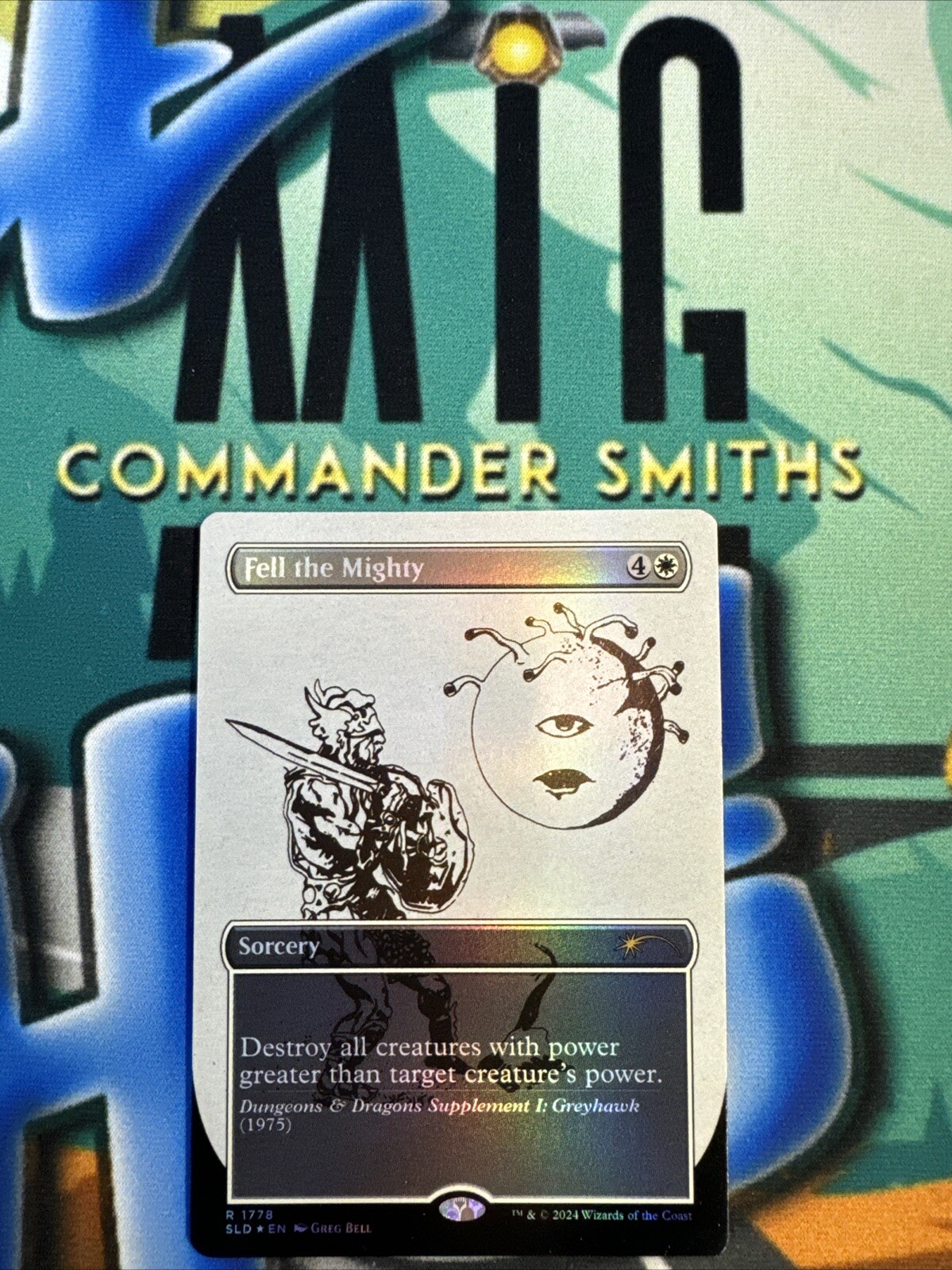 Fell the Mighty (Rainbow Foil) Secret Lair Drop Series Foil for sale ...