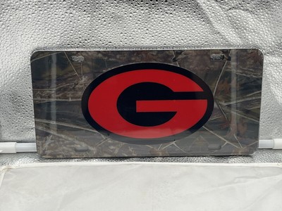 Georgia Bulldogs NCAA Camo Laser Cut License Plate Craftique | eBay