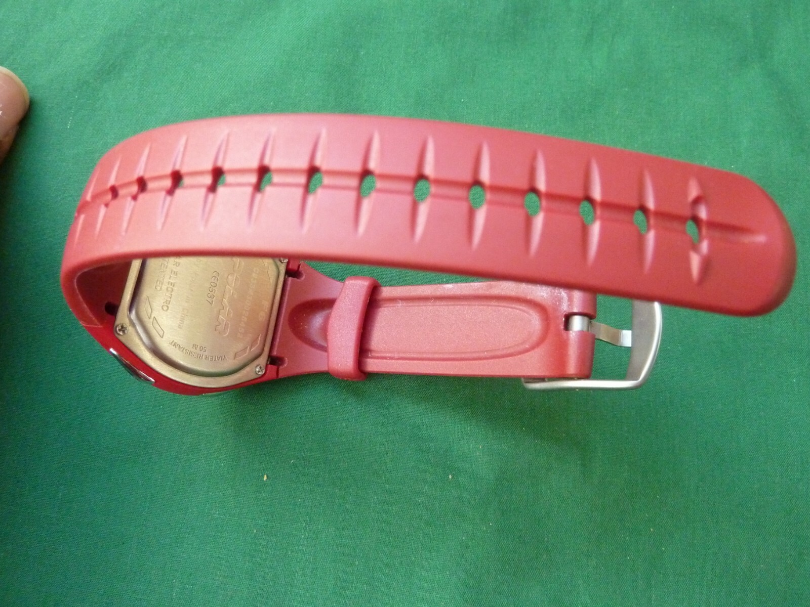 POLAR ELECTRO CE0537 - RED STRAP | eBay UK