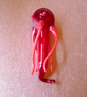 Flaschenteufel Wassertänzer Flaschentaucher Krake rot Qualität Lauscha ...