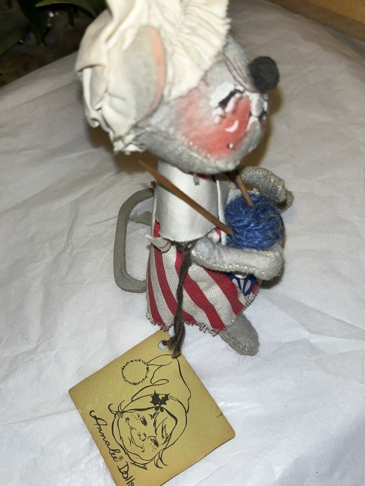 Vintage Annalee Mobilitee Doll Mouse Mice Knitting 1971 | eBay