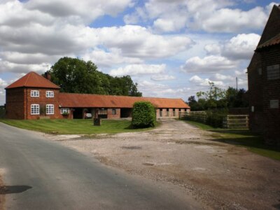 Photo 6x4 Entrance to Low Gardham Farm, Gardham This shows the entrance ...