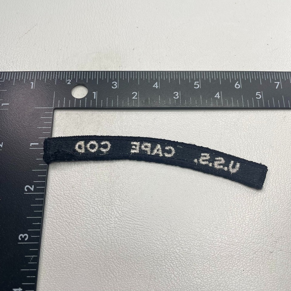 U.S. Navy USS CAPE COD DESTROYER TENDER Tab Patch (Rocker, UIM) 26MQ | eBay