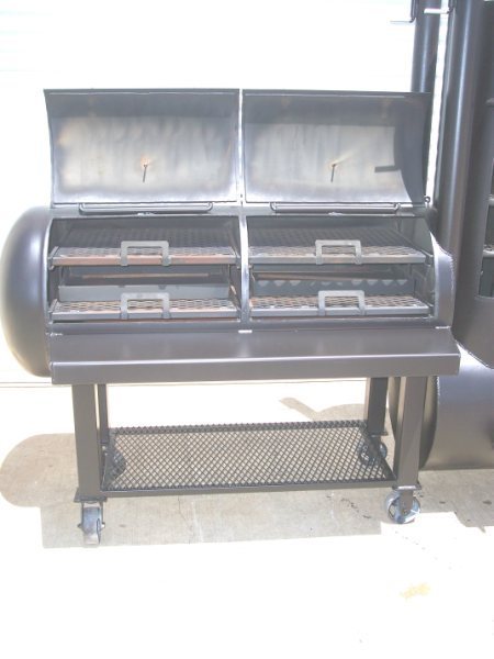 NEW Reverse Flow Custom Patio BBQ pit smoker Charcoal grill | eBay