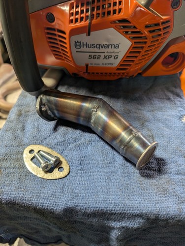 Muffler for Husqvarna Chainsaw 555xp 560xp 562xp Ported Dual Port Pipe ...