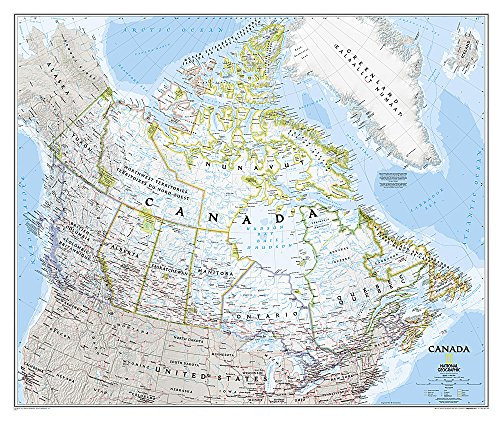 National Geographic Maps Canada Classic, Laminated (Map) | eBay