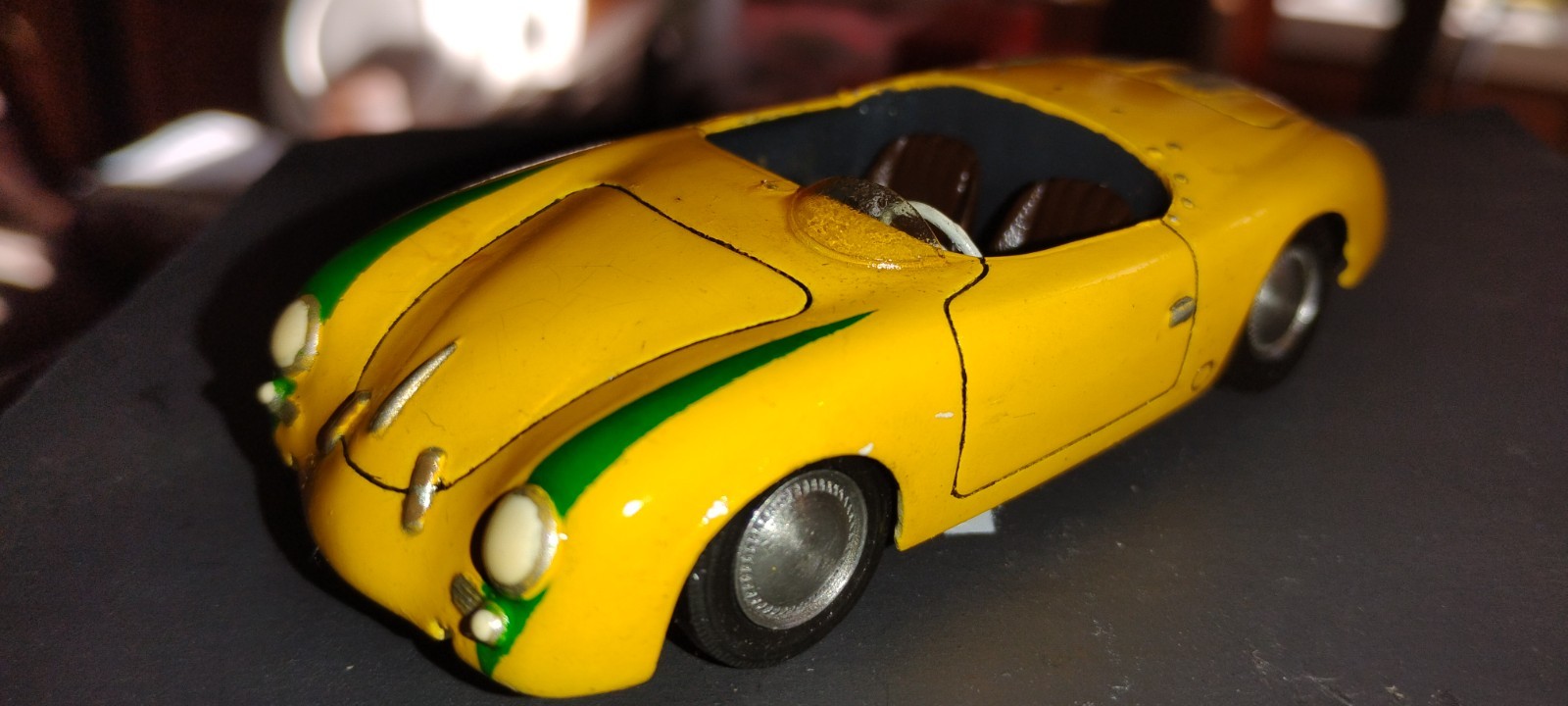 ANTIQUE-DIECAST-1/43-PRECISION MINIATURES-1952 PORSCHE 356 AMERICA ...