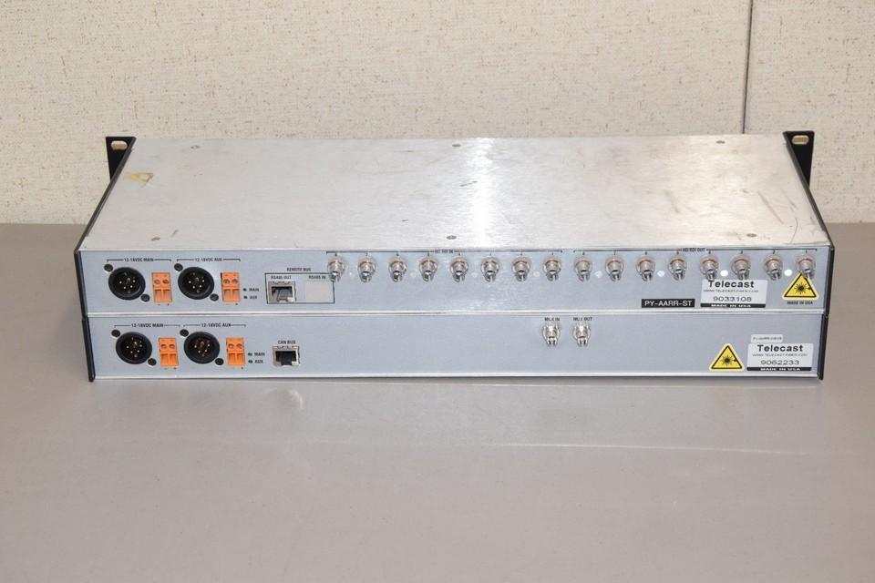 Untested Parts Repair Lot 2 Telecast Fiber Systems Inc Python II TR 8x8 ...