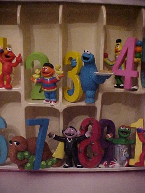 1-10 Sesame Street #'s by Applause+ case Cookie Monster Bert Big Bird ...