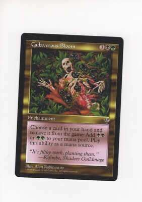 Cadaverous Bloom Mirage MT/NM MTG Magic the Gathering | eBay
