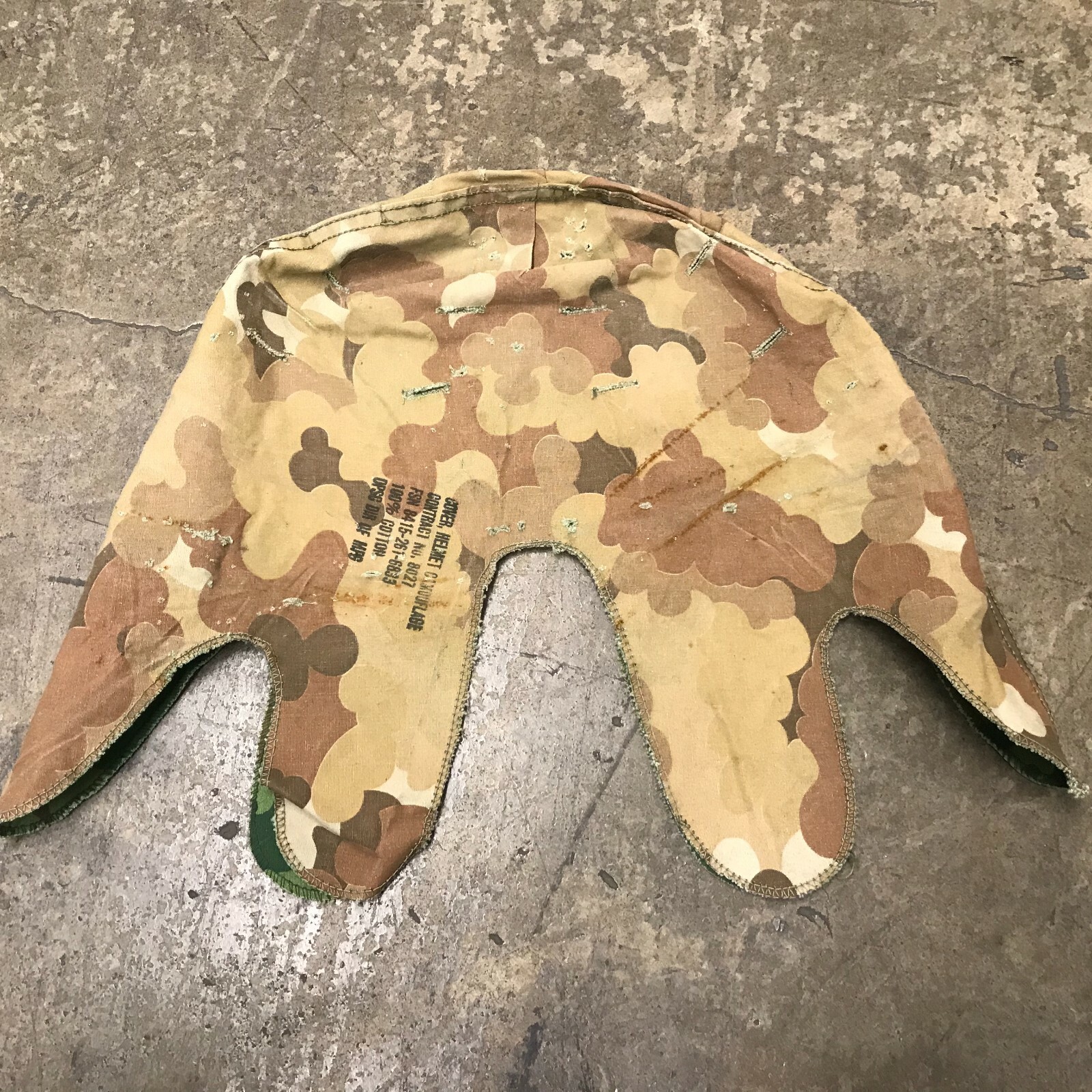 USGI Mitchell Pattern Helmet Cover, Vietnam War US Army USMC K-66 | eBay