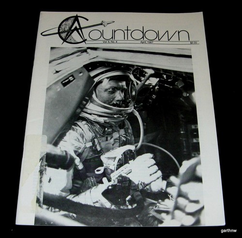 COUNTDOWN MAGAZINE #46 1987 JOHN GLENN 25th ANNIVERSARY PICTORIAL SPACE ...