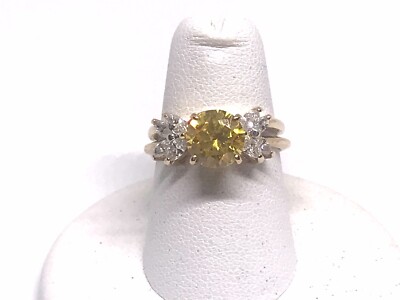 MARQUISE DIAMOND 14K YELLOW GOLD RING WRAP JACKET ENHANCER GUARD | eBay
