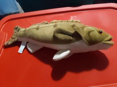 Northern Pike 17” Vintage Cabin Critters Stuffed Plush Fish 2020 Beans ...