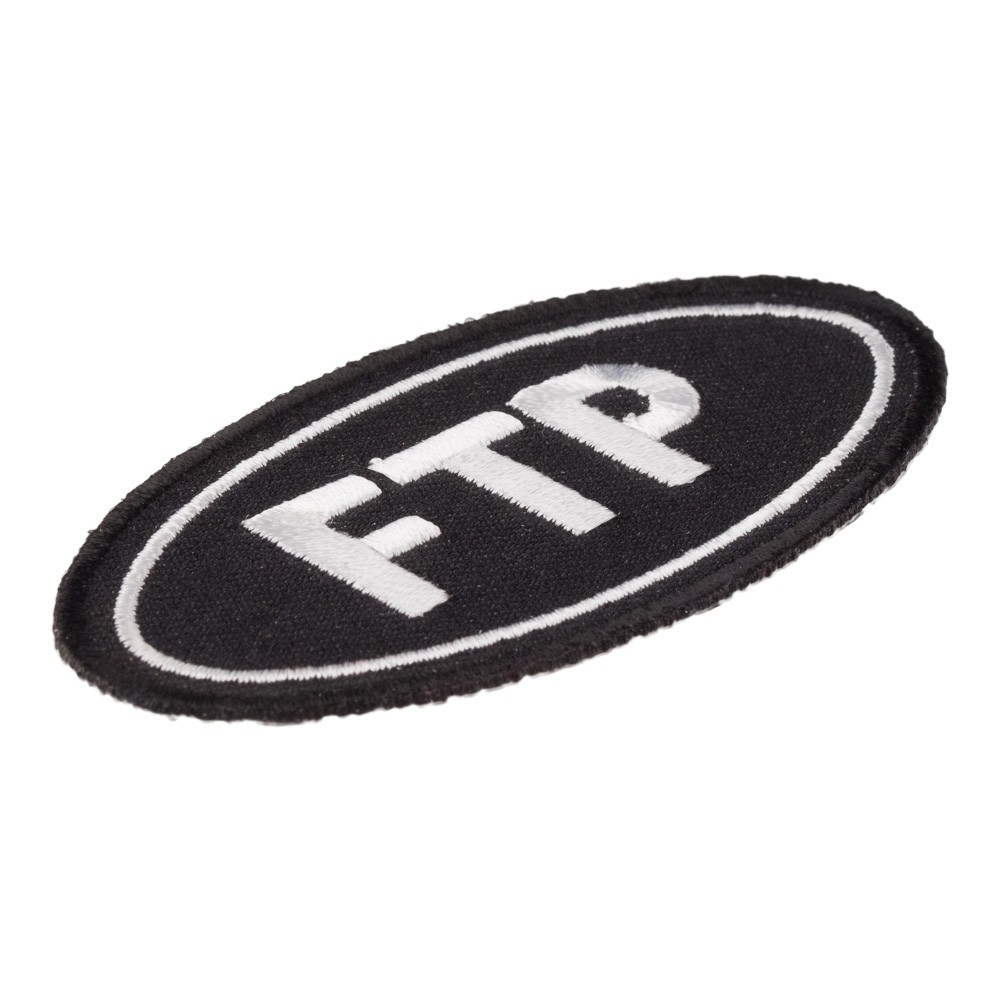 FTP Black & White Oval Patch, Funny Patches | eBay