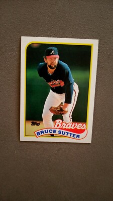 1989 Topps Baseball Bruce Sutter # 11 Atlanta Braves NM | eBay