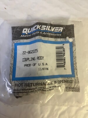 Quicksilver Mercury Coupling Assembly 22-862225 NEW OEM | eBay