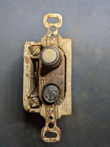 Vintage Single Pole Push Button Light Switch - Antique | eBay