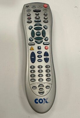 Cox Universal Remote Control for Cable Box TV DVR Aux URC7820ABP1-0004 ...