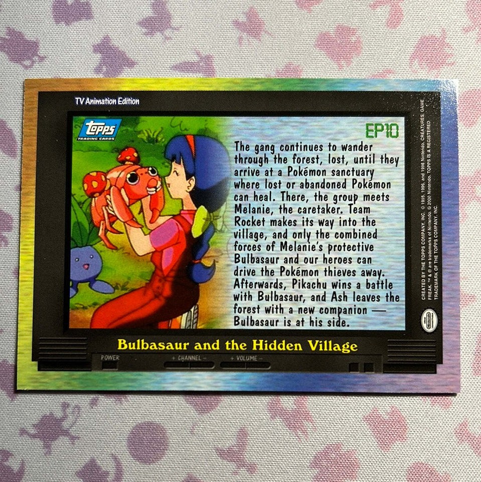 TOPPS - Bulbasaur and the Hidden Village - EP10 (NM) | eBay