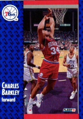 CHARLES BARKLEY 1991 Fleer #151 Philadelphia 76ers | eBay