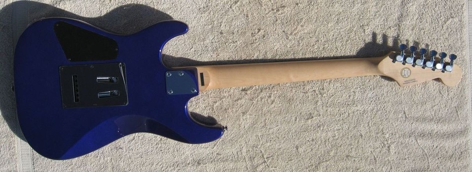 2002 Fender Squier Showmaster NLT Strat Guitar Rosewood Neck Midnight ...