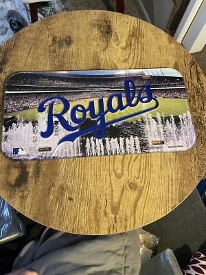 WinCraft Kansas City Royals License Plate Mirrored Acrylic Stadium | eBay