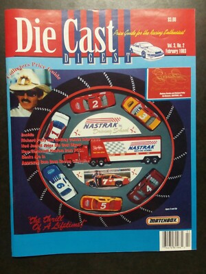 Die Cast Digest February 1993 Richard Petty Rodney Combs Ned Jarrett | eBay