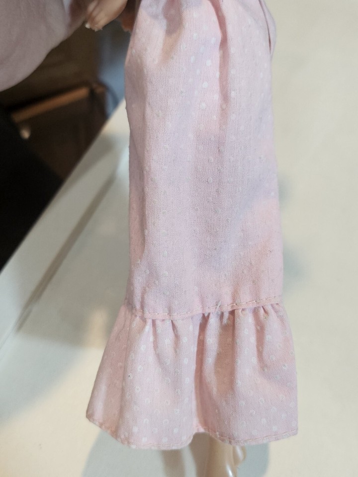 Vtg Sweet 16 Barbie Doll #7796 Dress EUC 1975 Pink On 1990's Doll VGUC ...