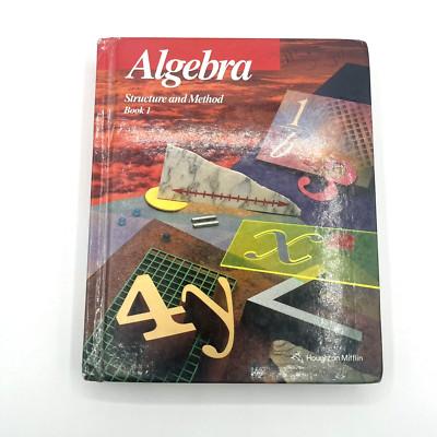 Algebra Structure & Method Book 1 - Hardcover, by Houghton Mifflin | eBay