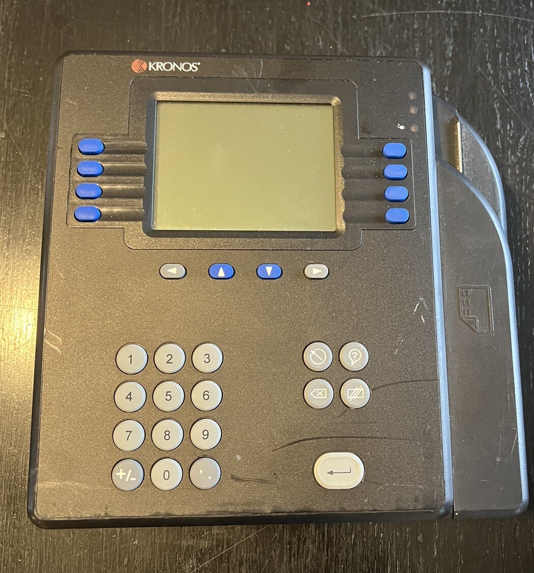 Kronos Time Clock Images Kronos 460F Time Clock Package W/Modem