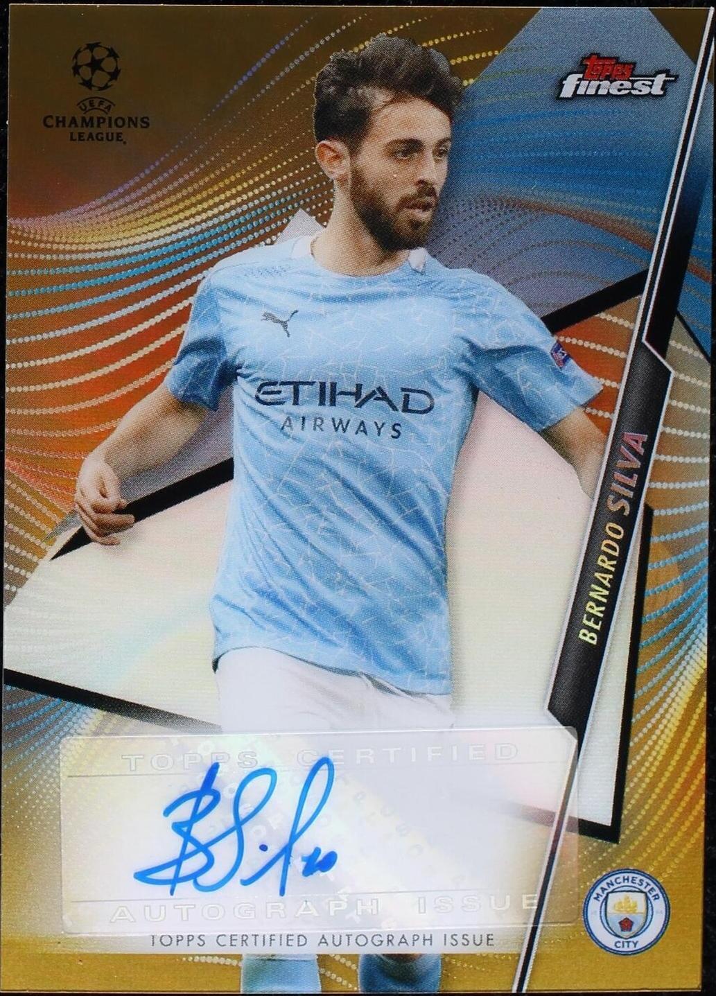 2020-21 Topps Finest Uefa Champions League - Finest Autographs Bernardo ...
