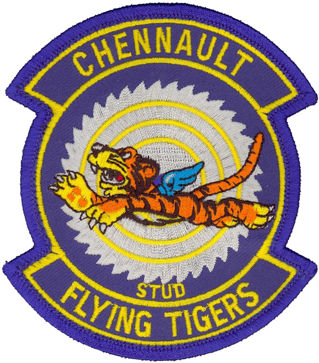 USAF 41st FLYING TRAINING SQUADRON PATCH - CHENNAULT FLYING TIGERS STUD ...