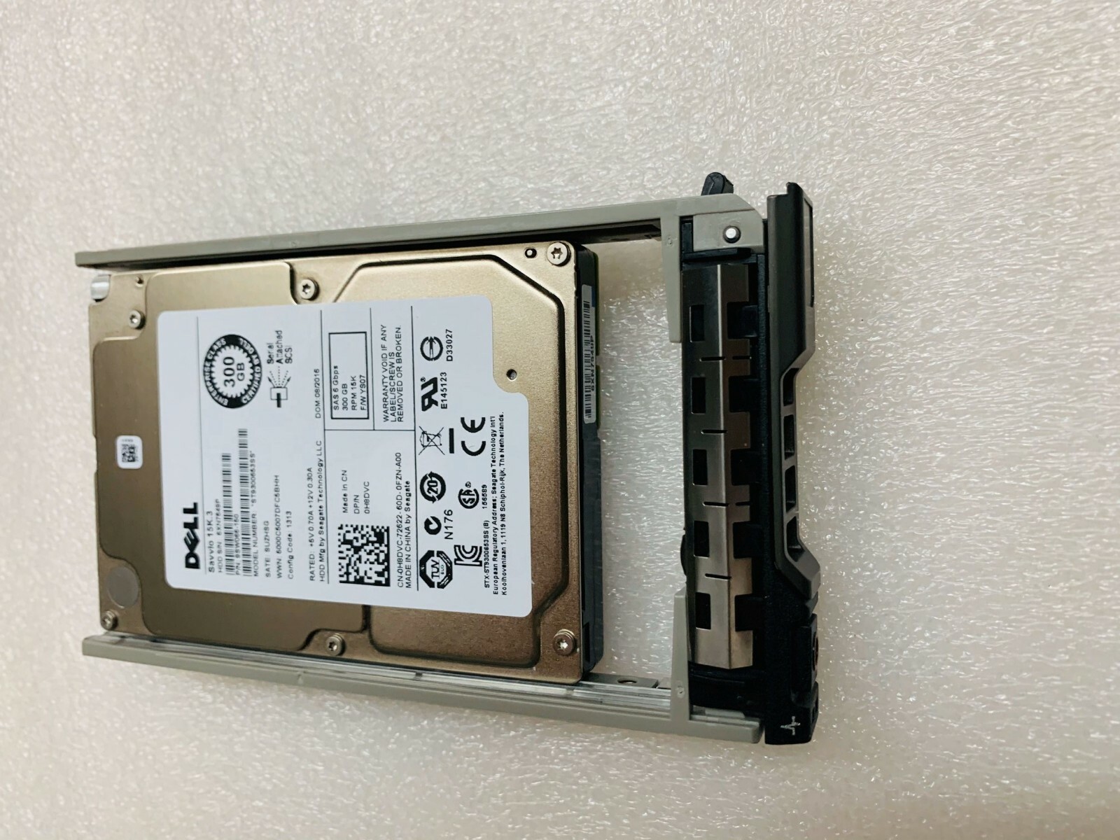 DELL H8DVC 0H8DVC ST9300653SS 300GB 15K 2.5" 6Gbps SAS HARD DRIVE W ...