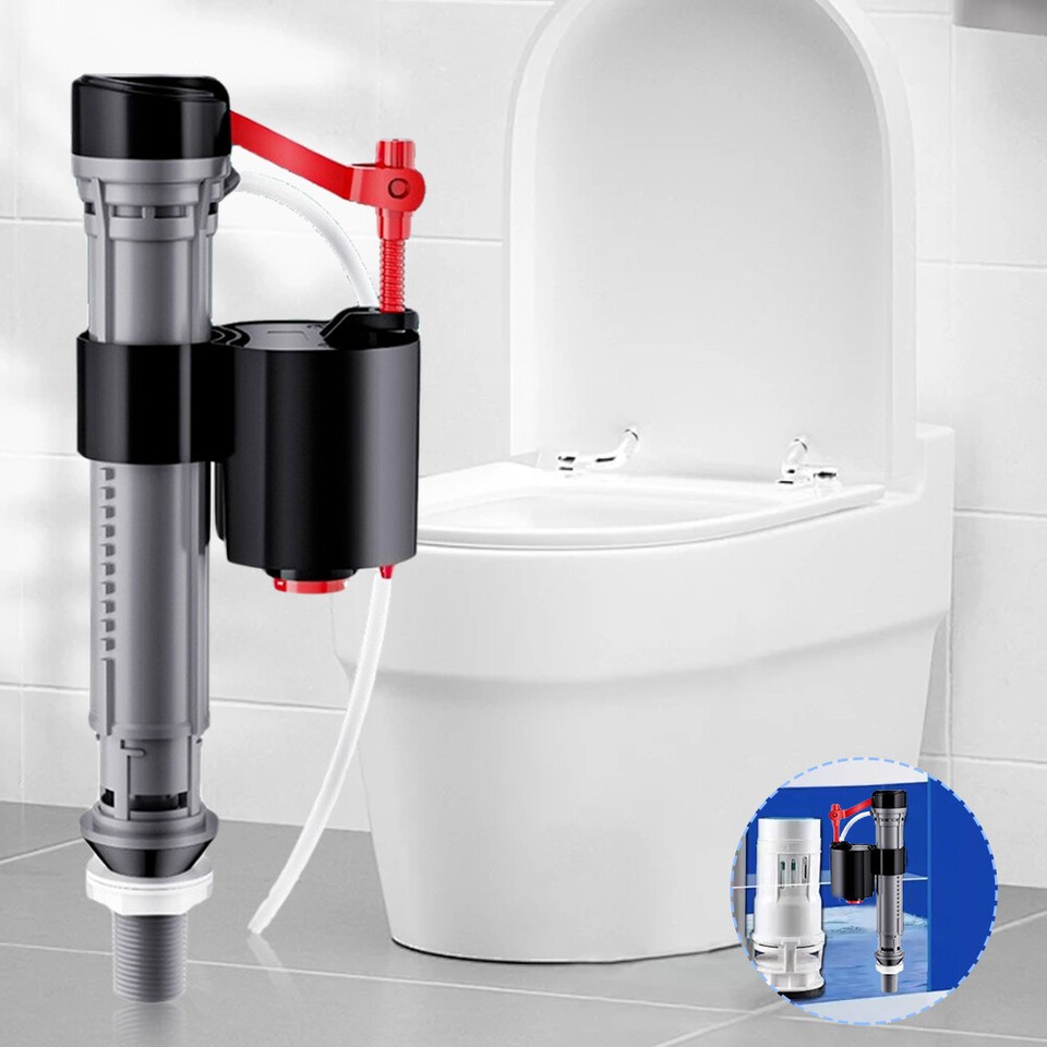Universal Toilet Fill Valve Adjustable Height Toilets Filling Valves 19 ...