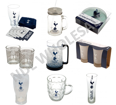 TOTTENHAM THFC Pint Glass Shot Glass Whiskey Glass Tankard Mason Jar ...