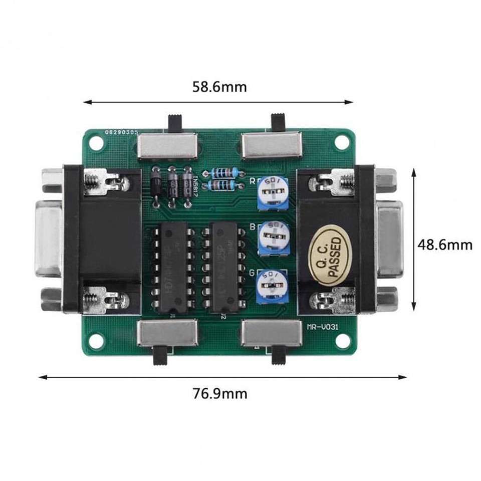 VC005 VGA Interface Screen Scanline Generator For Retro Games Arcade ...