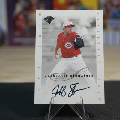 1996 LEAF SIGNATURE SERIES JEFF SHAW AUTO ON-CARD CINCINNATI REDS | eBay