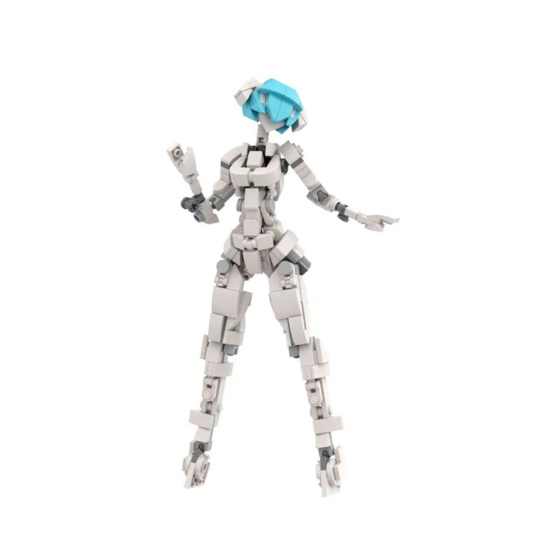Yigebebe Creative Female Gynoid Robot Mech Figures 229PCS Model ...