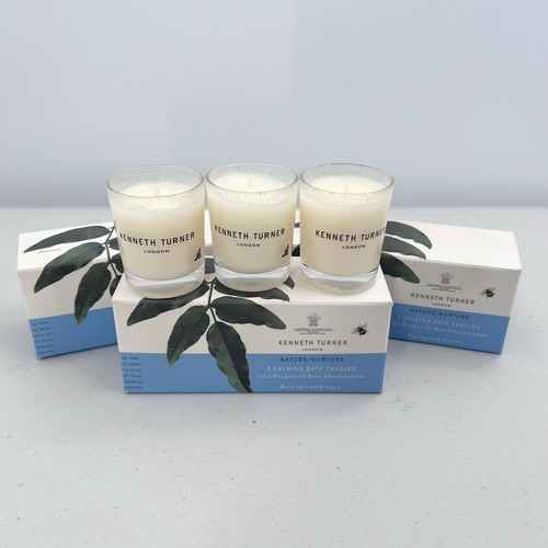 VINTAGE Kenneth Turner London 9 Votive Fragranced Calming Bath Candles ...