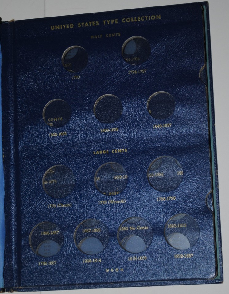 United States Type Set Small Coins Whitman Album | eBay