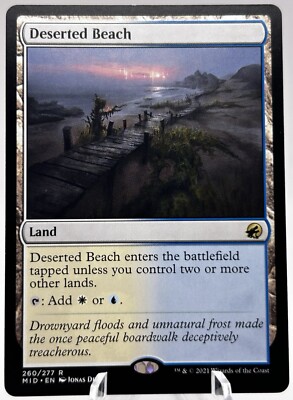 Deserted Beach 260/277 Innistrad: Midnight Hunt MID MTG LP | eBay