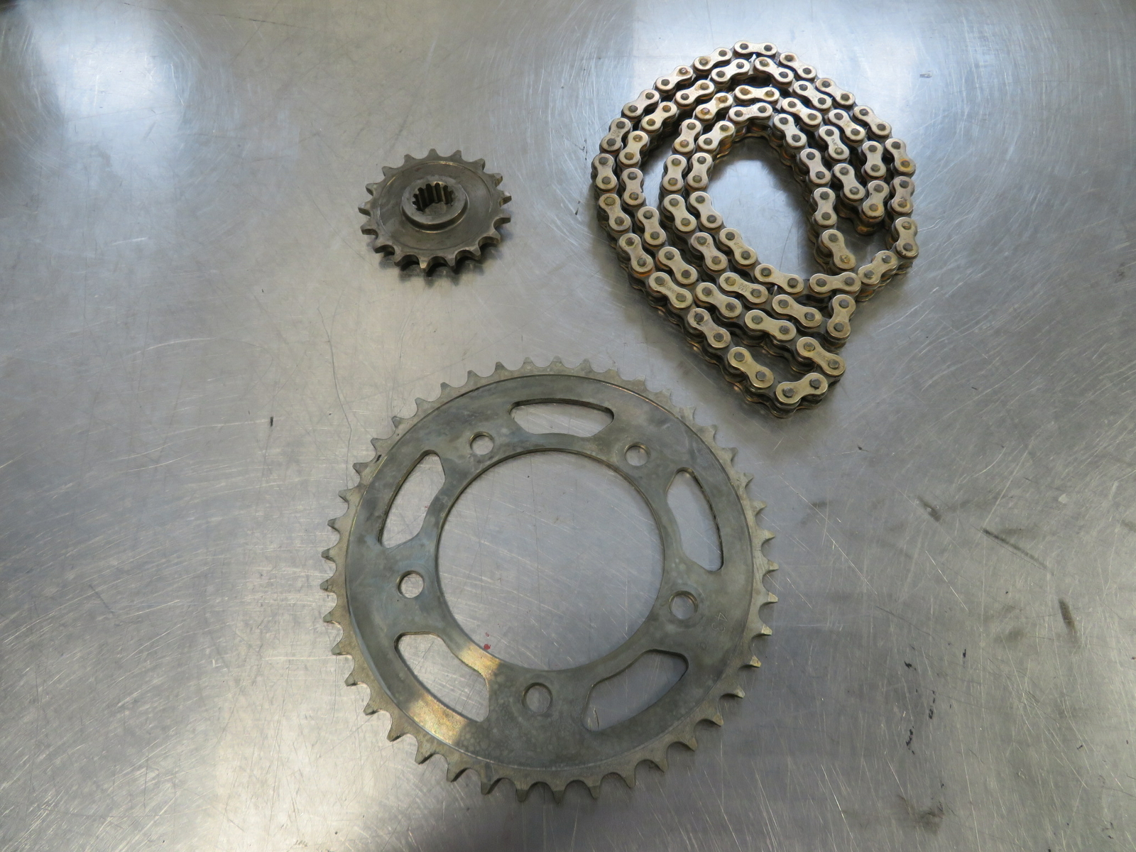 EB965 2017 17 HONDA NC750XA NC750 FRONT DRIVE SOCKET & REAR SPROCKET ...