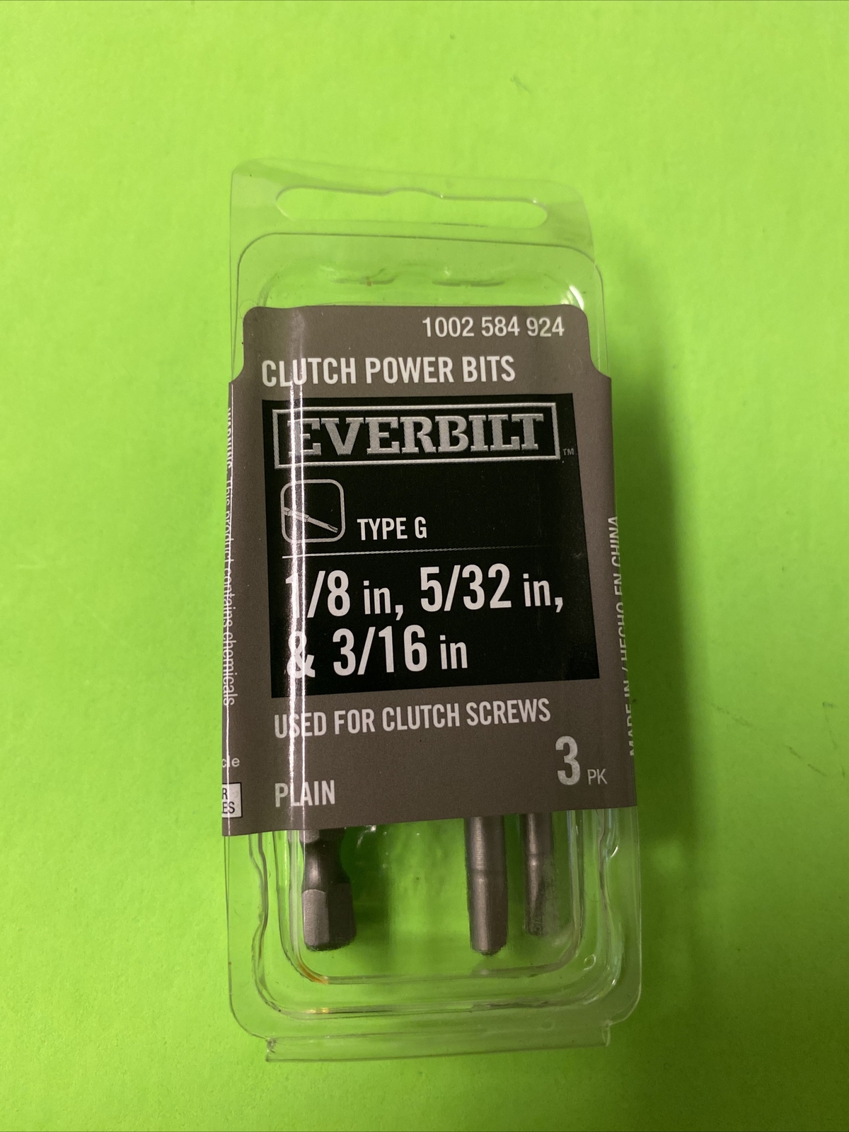 Everbilt Clutch Power Bits Type G (1/8" 5/32" & 3/16") for sale online ...