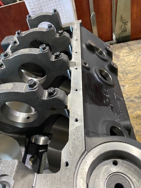 Engine Block, 350 Chevy Small Block, Germany Cast Iron, 4-Bolt 350 ...