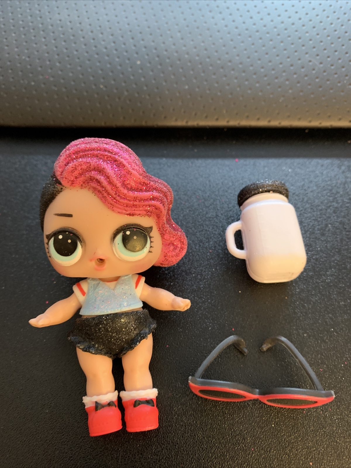 LOL Surprise Doll GLITTER ROCKER BABY Series 3 GLITTER BABE Punk Rock ...