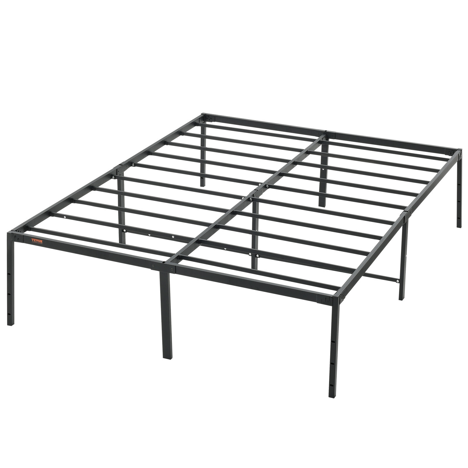 VEVOR Queen Size Bed Frame 18 inch Metal Bed Frame Platform 1500 lbs ...