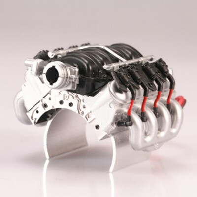 GPM Racing V8 LS3 Engine Radiator Color Version (1Pc) Silver : TRX-4 ...